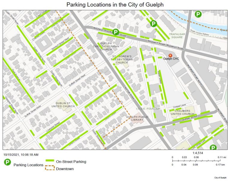 Downtown Guelph CHC Parking Updates - Guelph CHC